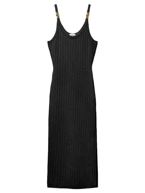 Versace Medusa '95 Ribbed Dress - Black