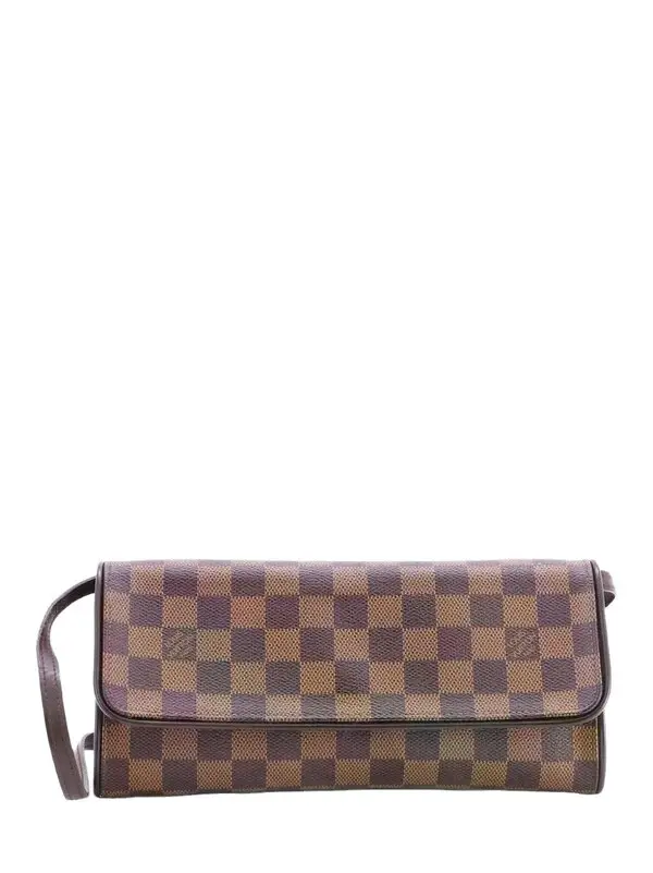 LOUIS VUITTON Damier Gm Twin Handbag - Brown