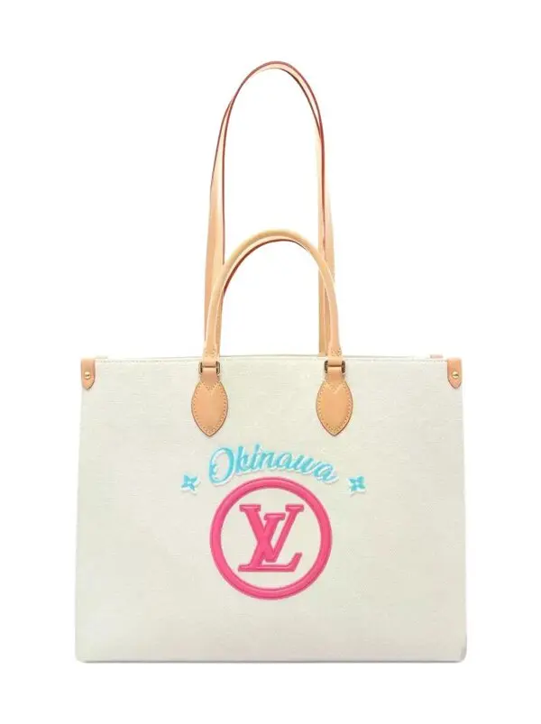 LOUIS VUITTON On-the-go Gm Okinawa Limited Edition Tote Bag - Neutrals