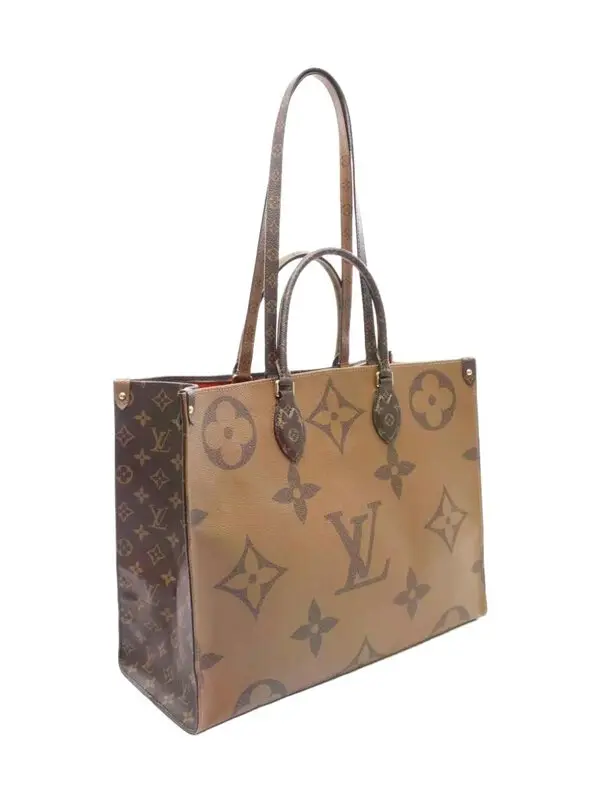 LOUIS VUITTON Monogram Onthego Gm Tote Bag - Neutrals
