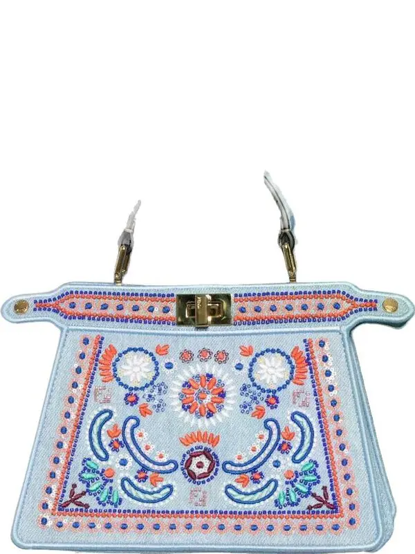 Fendi Peekaboo Iseeu Tote Bag - Blue