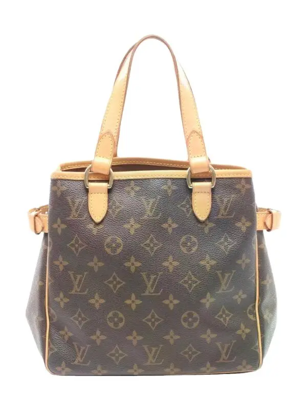 LOUIS VUITTON Monogram Canvas Batignolles Tote Bag - Brown