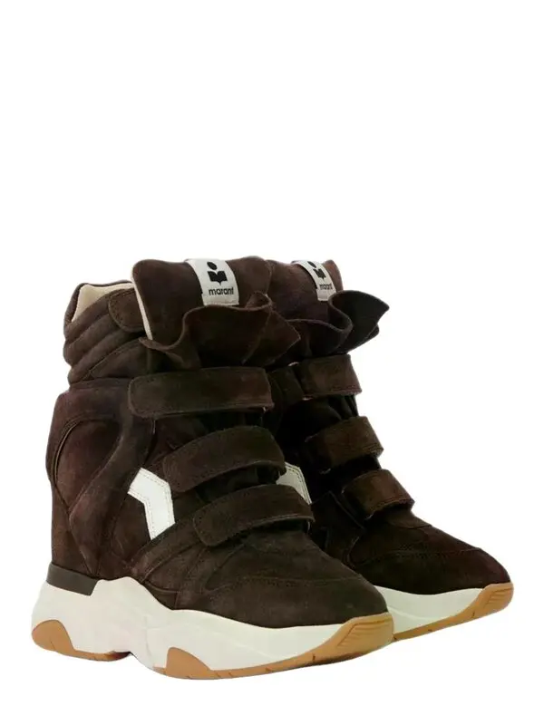 Isabel Marant Étoile Balskee Suede Sneakers - Brown