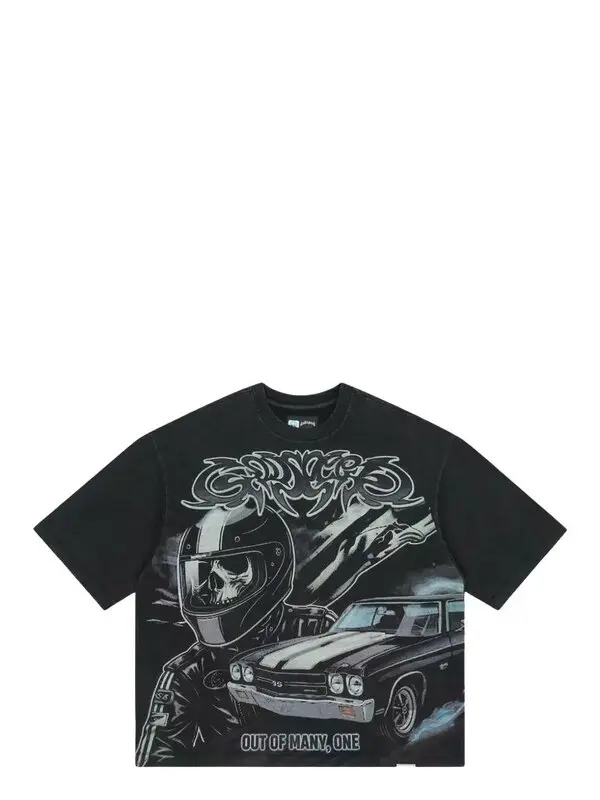 GODSPEED Graphic-print Logo-print T-shirt - Black