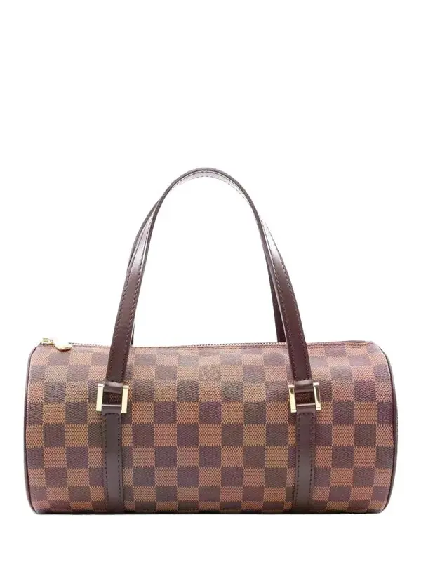 LOUIS VUITTON 2003 Papillon 26 Damier Ebene Handbag - Brown