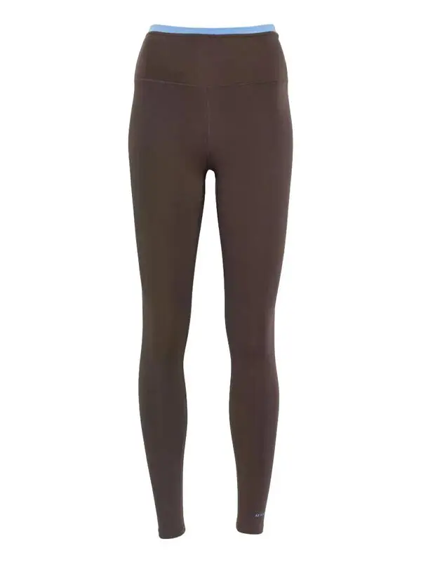 P.E Nation Vita Logo-print Leggings - Brown