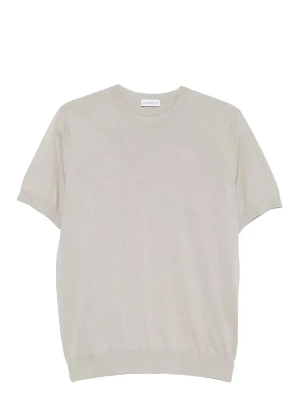 ÉPHÉMÈRE Round-neck Short-sleeve T-shirt - Grey