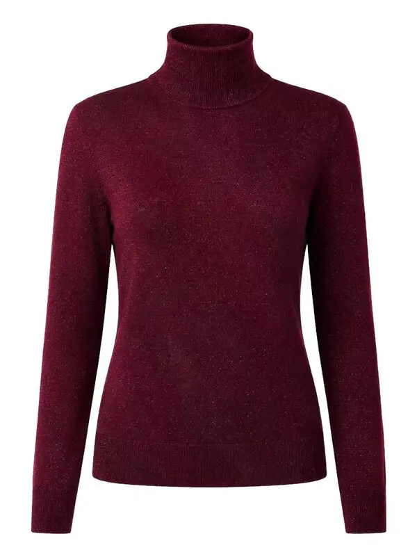Calvin Klein Metallic Finish Sweater - Red