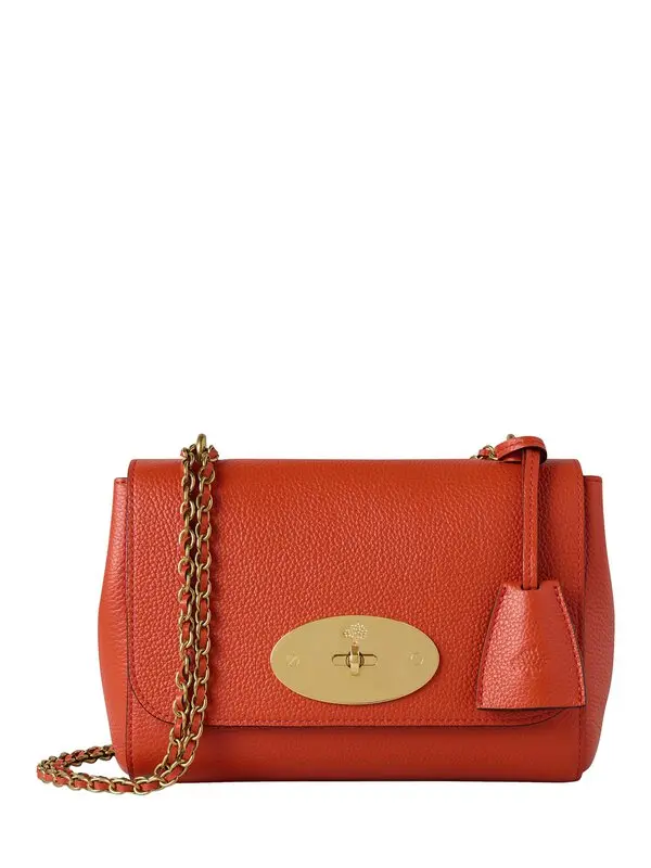 Mulberry Leather Lily Shoulder Bag - Orange