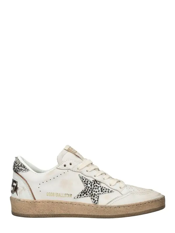 GOLDEN GOOSE Ballstar Dalmatian Star Sneakers - White