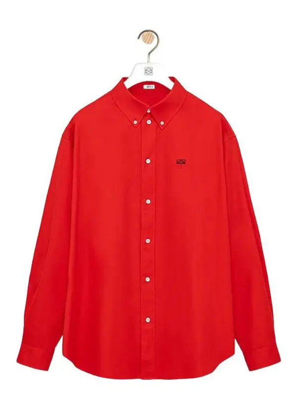 Loewe Relaxed Fit Shirt - Red