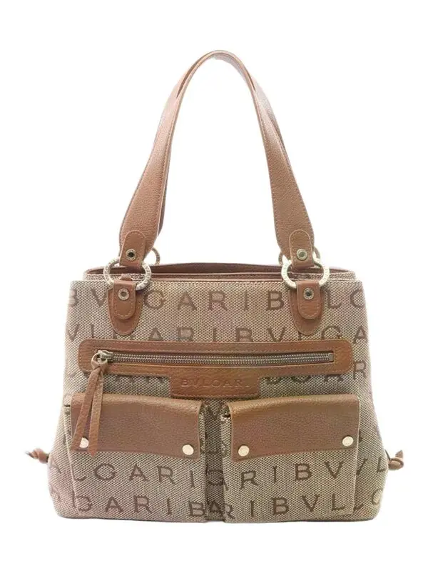 BVLGARI Logomania Tote Bag - Neutrals