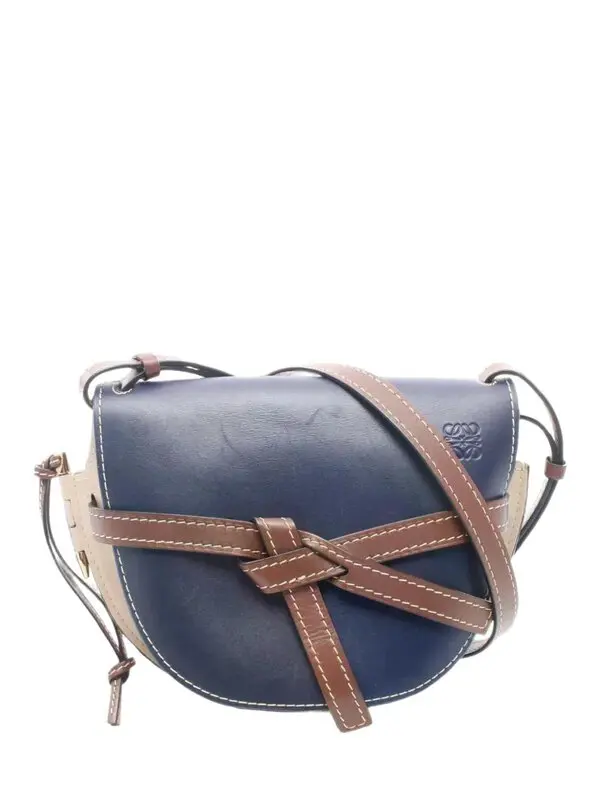 Loewe 2000s Small Gate Shoulder Bag - Neutrals