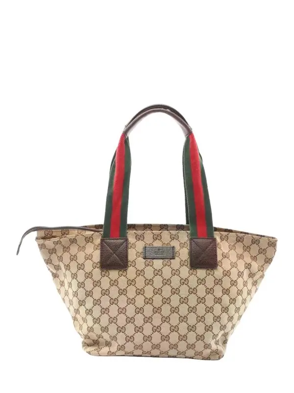 Gucci Gg Canvas Tote Bag - Neutrals