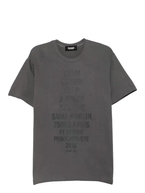 Yohji Yamamoto Invitation T-shirt - Grey