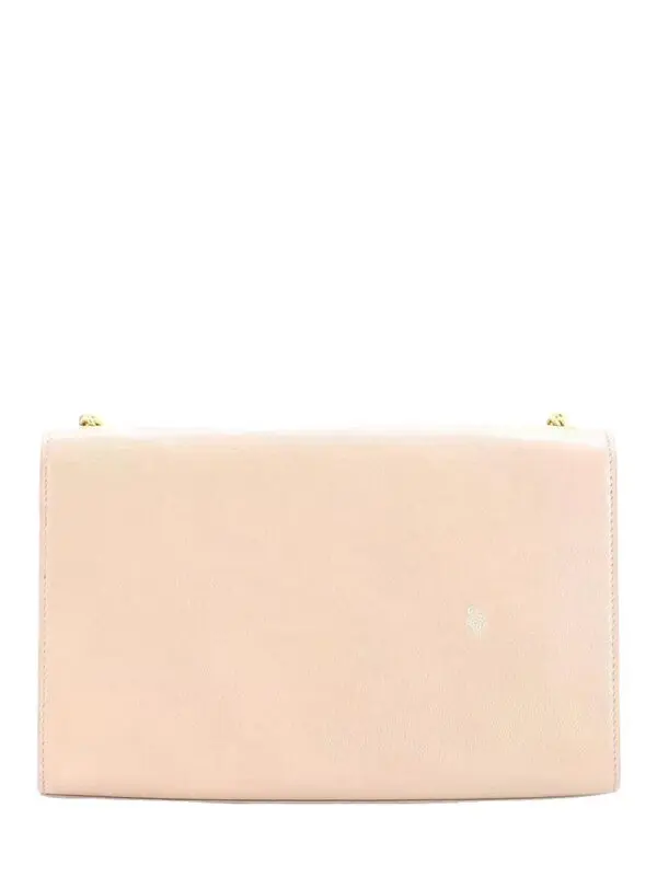 Saint Laurent Grainy Leather Medium Crossbody Bag - Neutrals