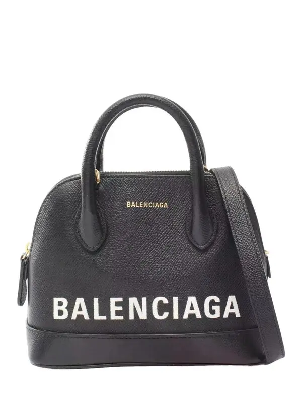 Balenciaga 2000s Xxs Bill Leather Handbag - Black