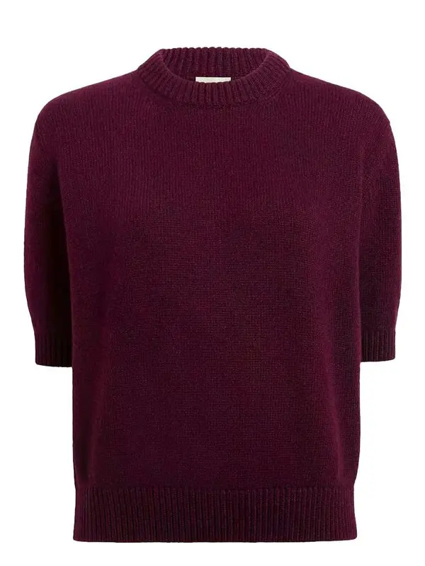 Khaite Davin Cashmere Pullover - Red