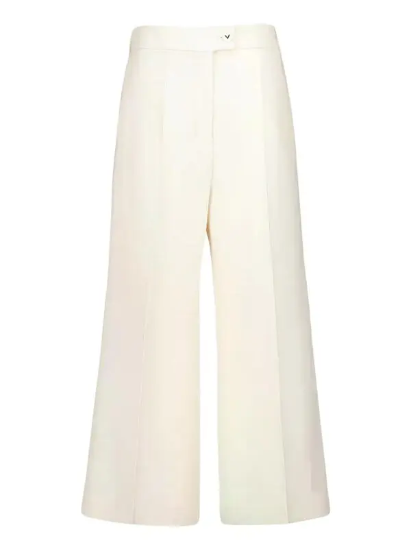 Valentino Garavani Pressed Crease Trousers - Neutrals