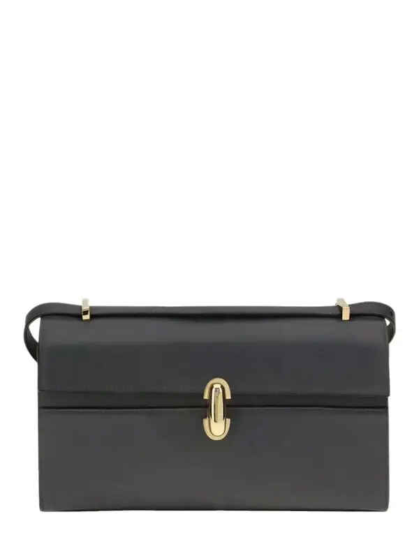 Savette Symmetry 26 Leather Shoulder Bag - Black