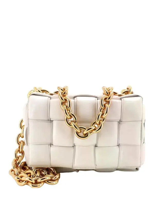 Bottega Veneta Cassette Chain Maxi Bag - Neutrals