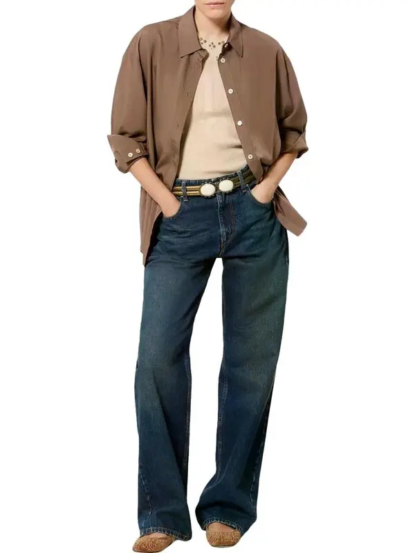 Isabel Marant Étoile Fabriza Shirt - Brown