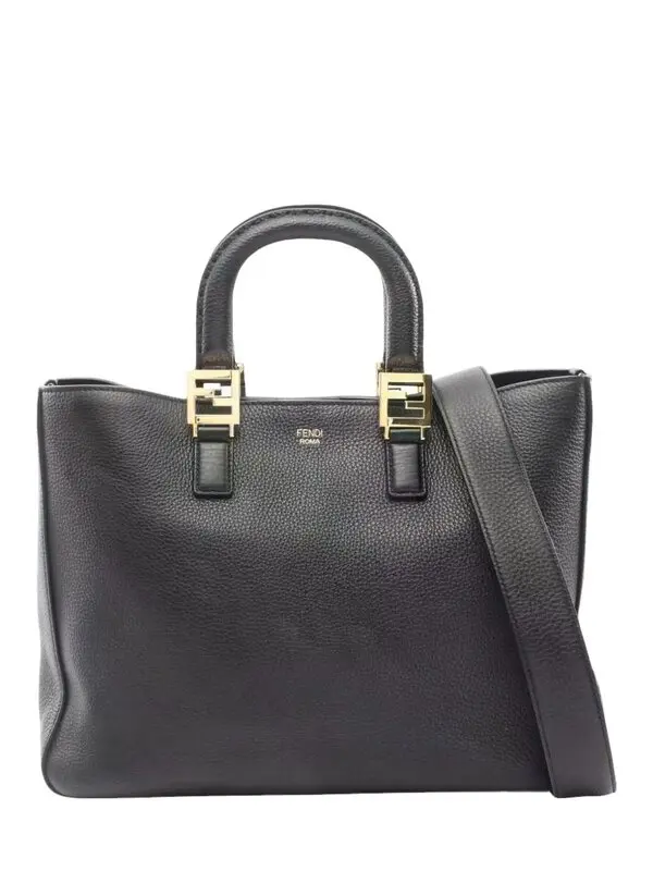 Fendi Selleria Medium Tote Bag - Black