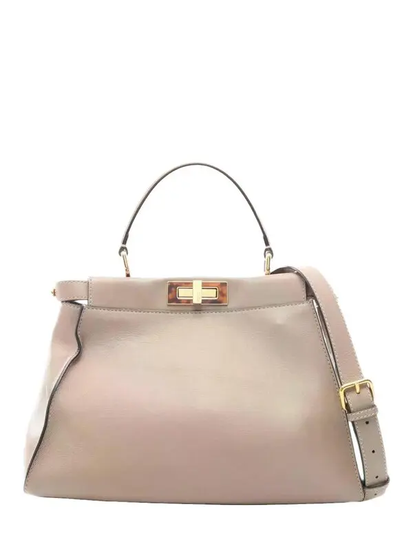 Fendi Peekaboo Two-way Handbag - Neutrals