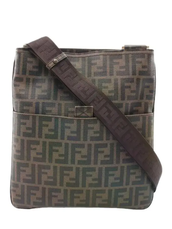 Fendi Zucca Shoulder Bag - Brown