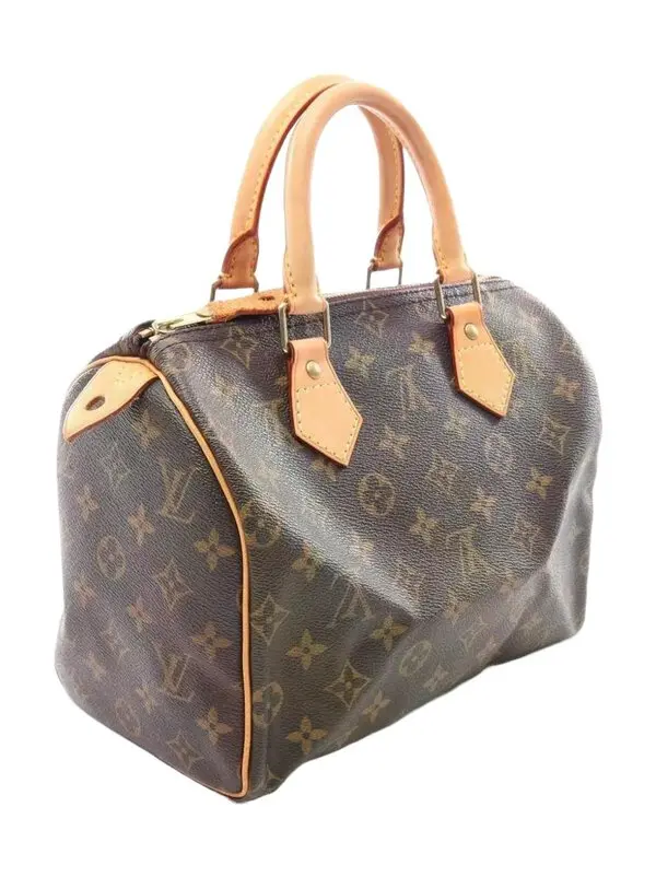 LOUIS VUITTON Monogram Canvas Speedy 25 Tote Bag - Brown
