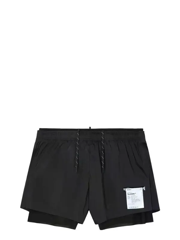 Satisfy Techsilk Layered Shorts - Black