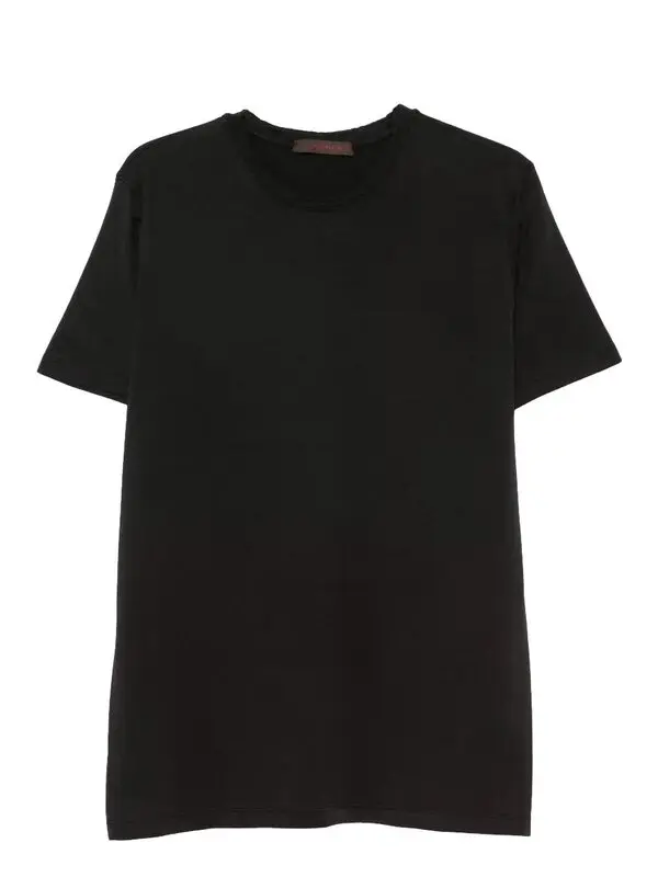 JEORDIE'S Crew-neck Short-sleeve T-shirt - Black