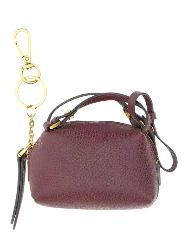 GIANNI CHIARINI Alifa Hamme Leather Keyring - Red