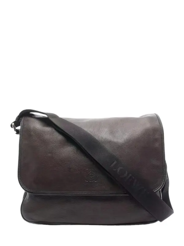 Loewe 00s Anagram Shoulder Bag - Brown