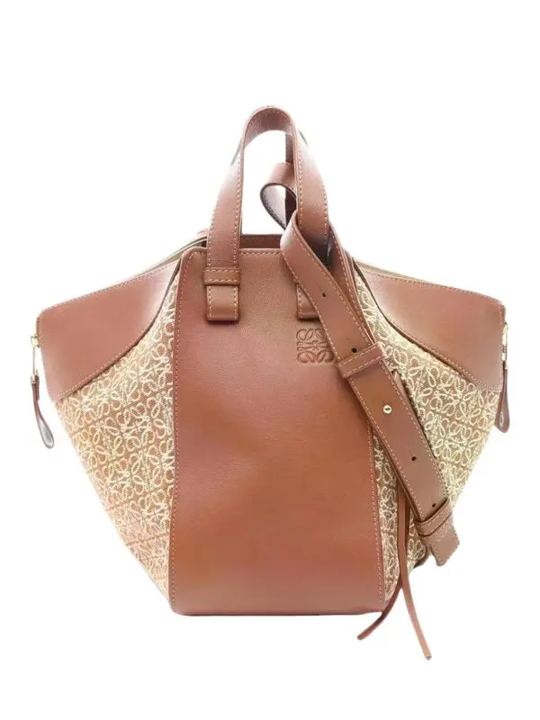 Loewe Small Hammock Two-way Handbag - Brown