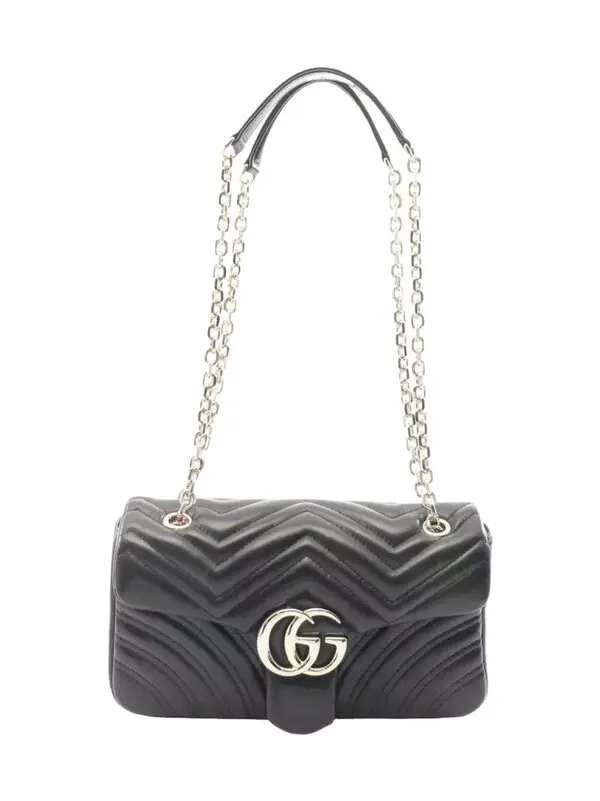 Gucci Gg Marmont Shoulder Bag - Black