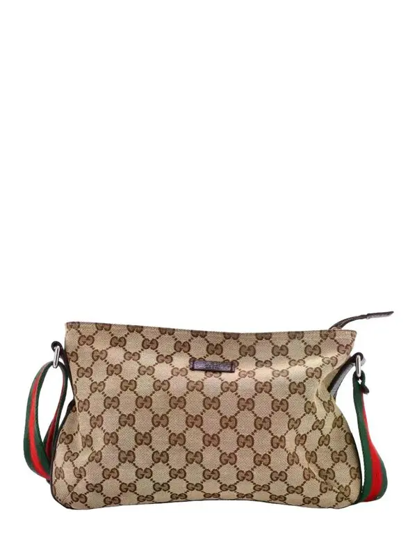 Gucci Gg Canvas Messenger Bag - Brown