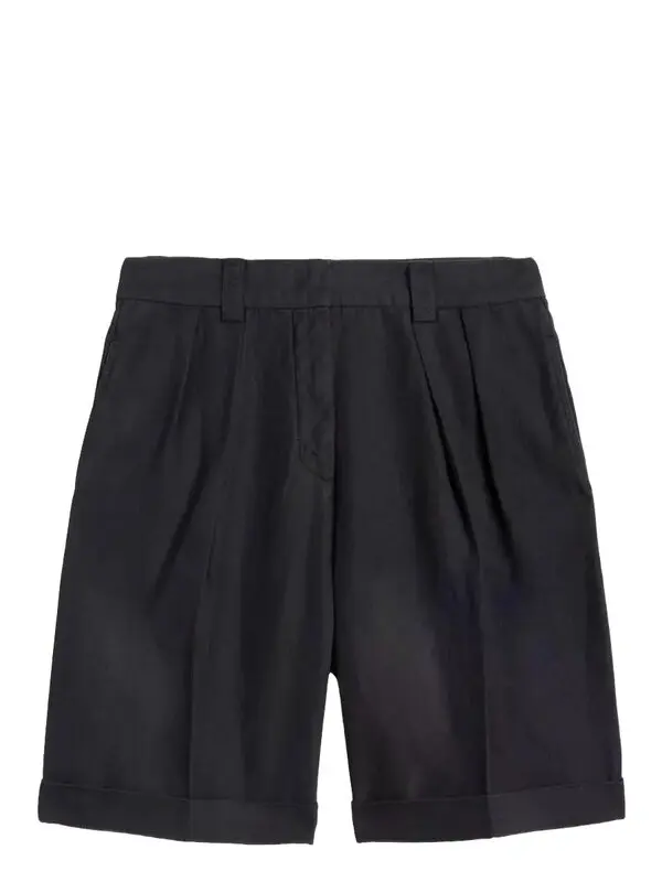 Aspesi Pleated Shorts - Blue