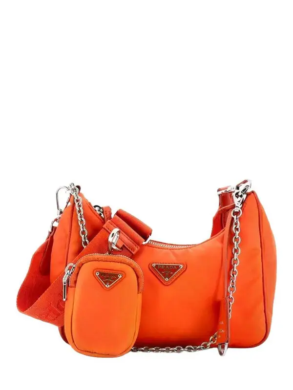 Prada Re-edition 2005 Shoulder Bag Tessuto - Orange