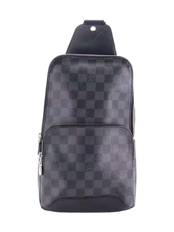 LOUIS VUITTON Avenue Sling Bag Damier Graphite - Black