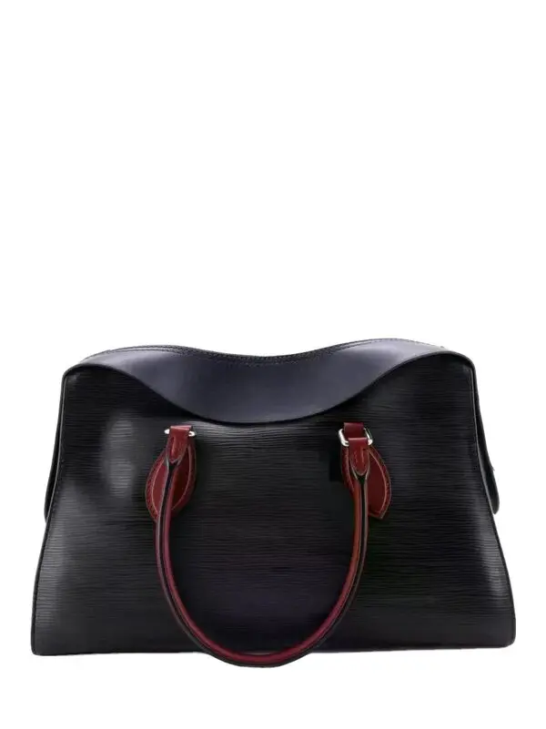 LOUIS VUITTON Tuileries Epi Leather Satchel - Blue