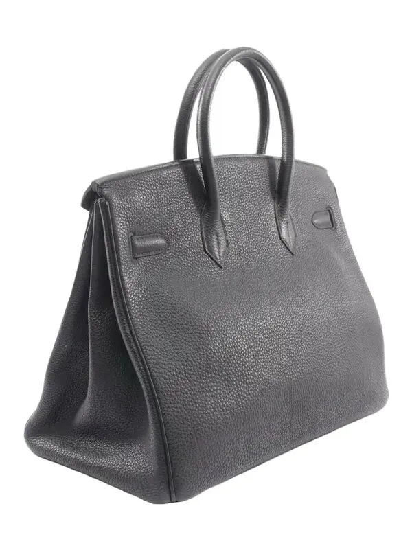 Hermès 2003 Birkin 35 Togo Leather Bag - Black