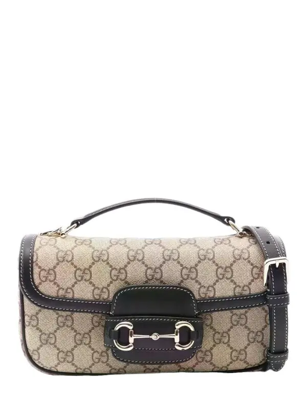 Gucci Small Horsebit 1955 Two-way Handbag - Neutrals