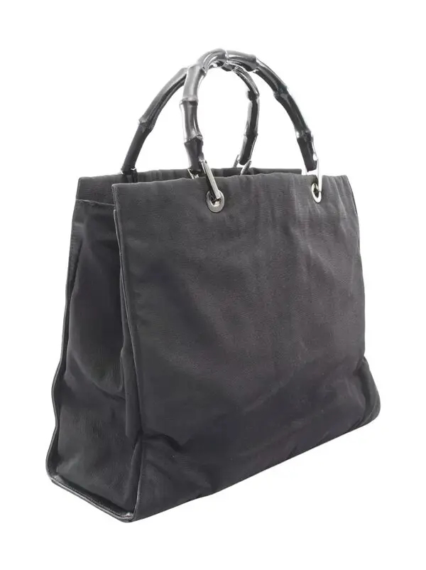 Gucci Bamboo Tote Bag - Black