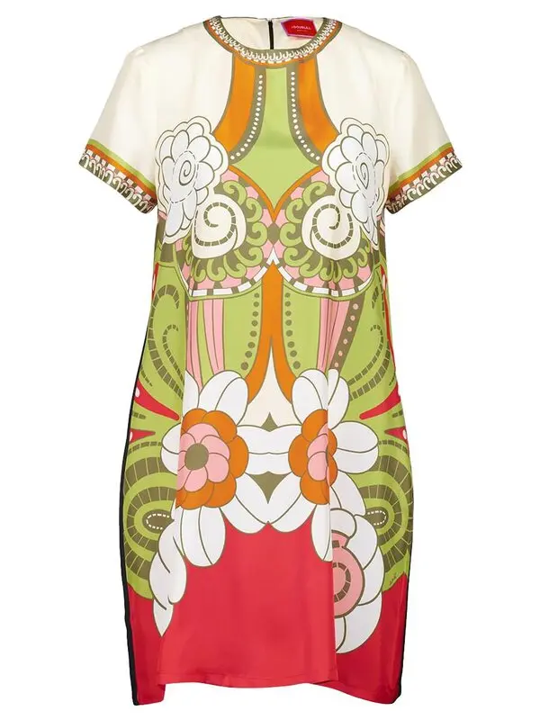 La DoubleJ Anemone Ghirlanda Silk Mini Dress - Multicolour