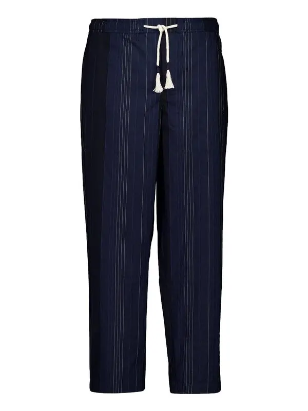 Orlebar Brown Night Iris Stripe Sonoran Trousers - Blue