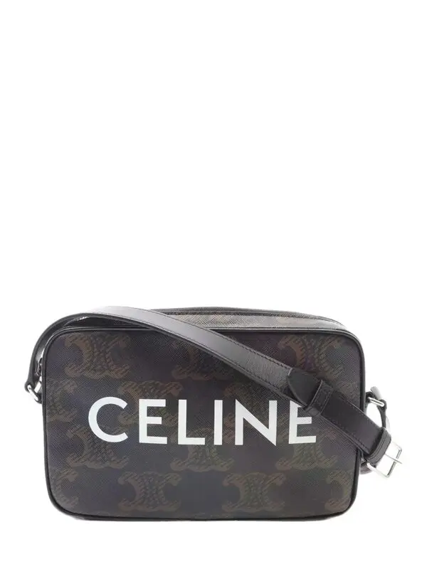 Celine Triomphe Messenger Bag - Black
