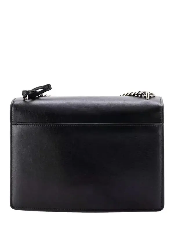 Saint Laurent Medium Sunset Leather Crossbody Bag - Black