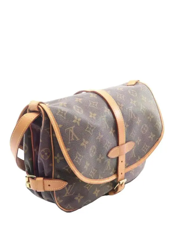 LOUIS VUITTON Saumur 30 Monogram Shoulder Bag - Brown