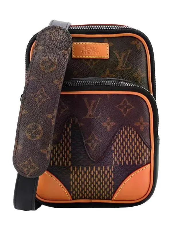 LOUIS VUITTON Nigo Amazone Sling Bag Limited Edition Giant Damier And Monogram Canvas Crossbody Bag - Brown